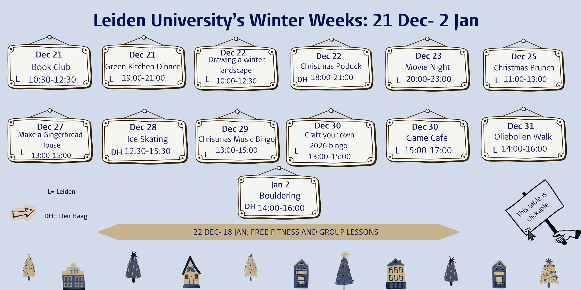 Verenigingen bieden opnieuw een warme plek tijdens de Winter Weeks om ...